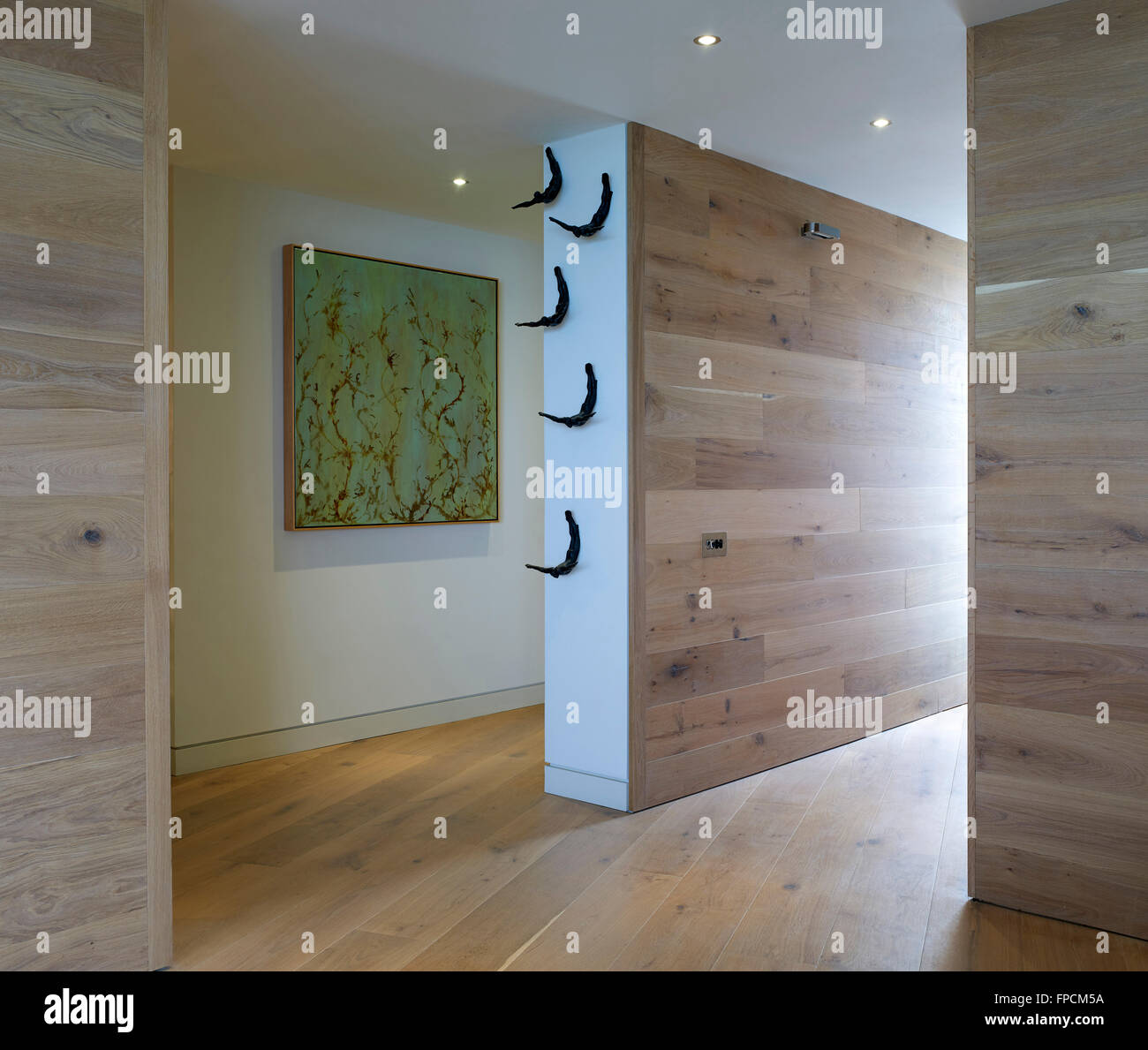An interior view of a modern residential property in Cornwall, showing ...