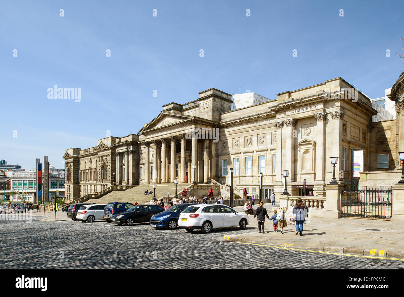 An exterior view of a traditional building that is the Liverpool ...