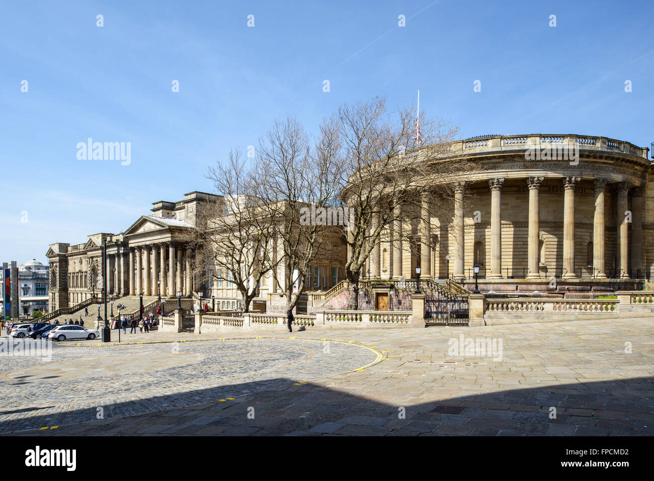 An exterior view of a traditional building that is the Liverpool ...