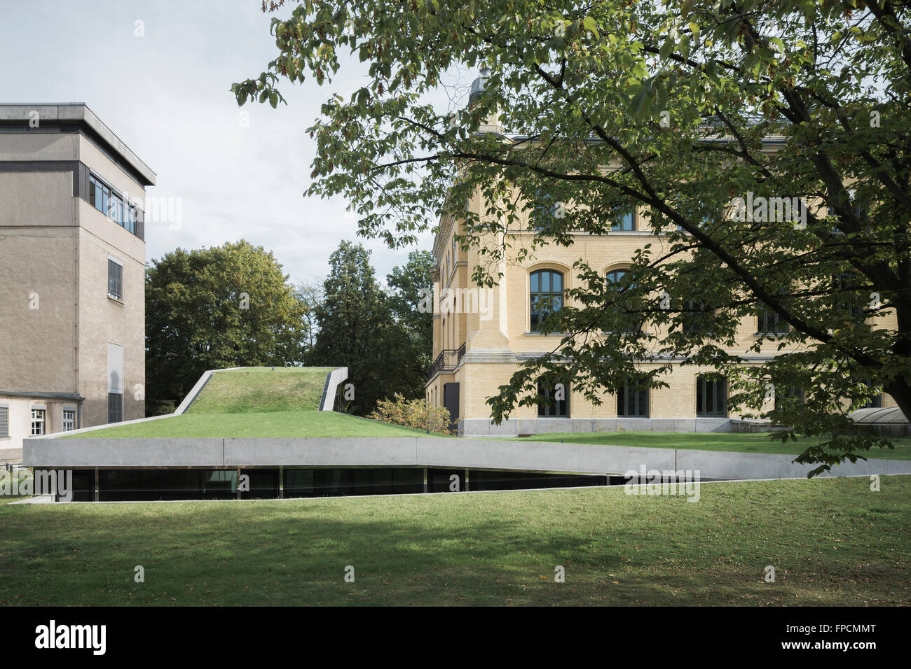 An exterior view of a new laboratory in Berlin, Germany, called the MRI ...