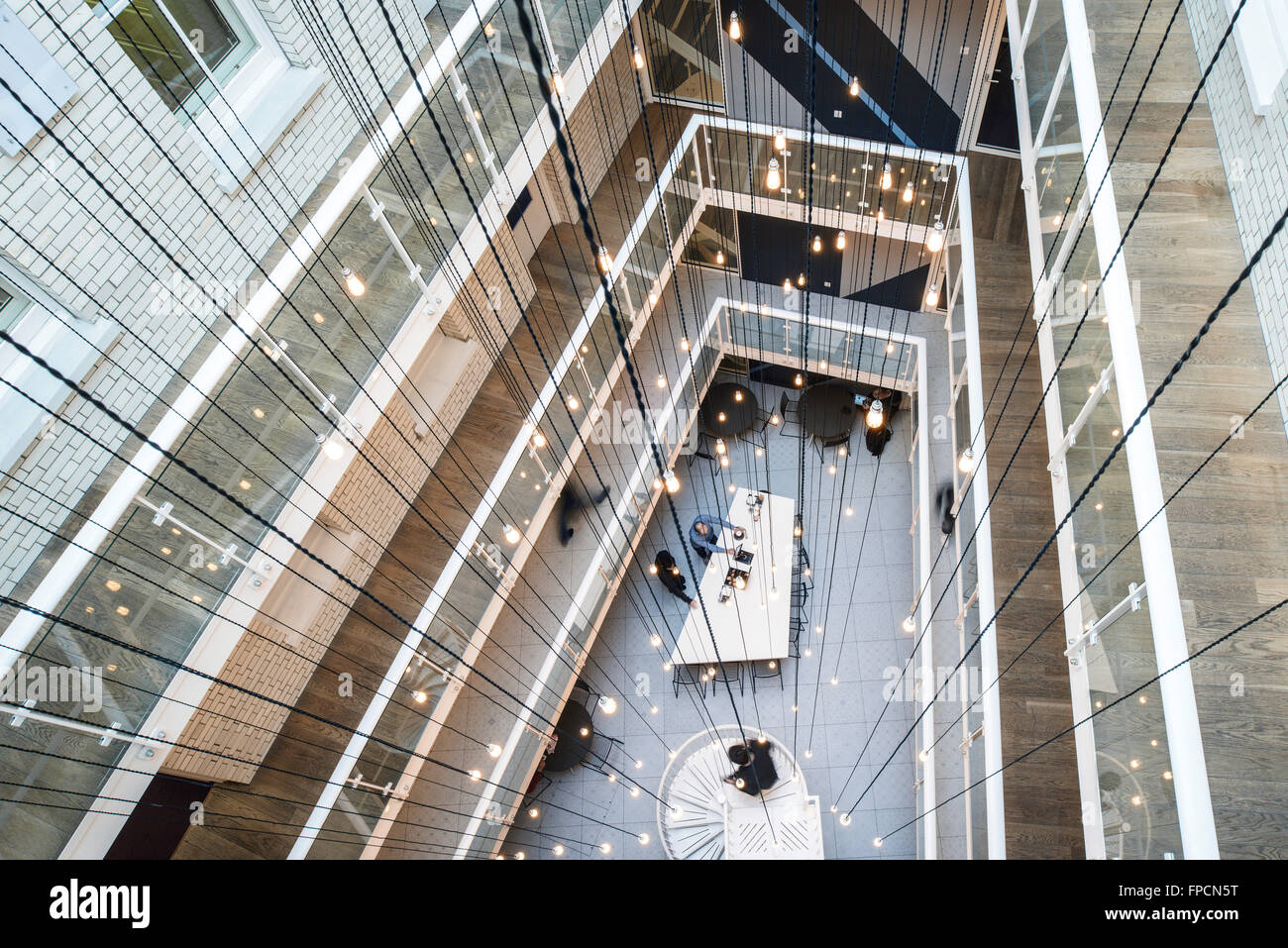 An interior view of the Club Workspace, in Chancery Lane, designed by ...