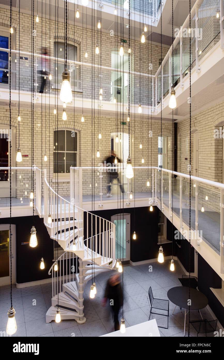 An interior view of the Club Workspace in Chancery Lane, designed by ...