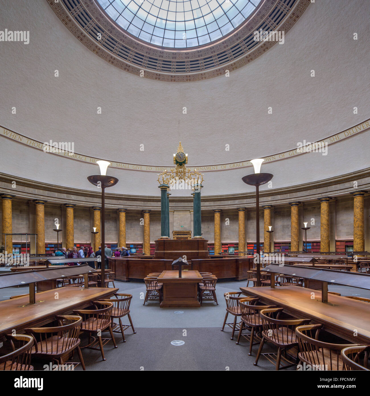 Manchester Central Library Interior High Resolution Stock Photography ...