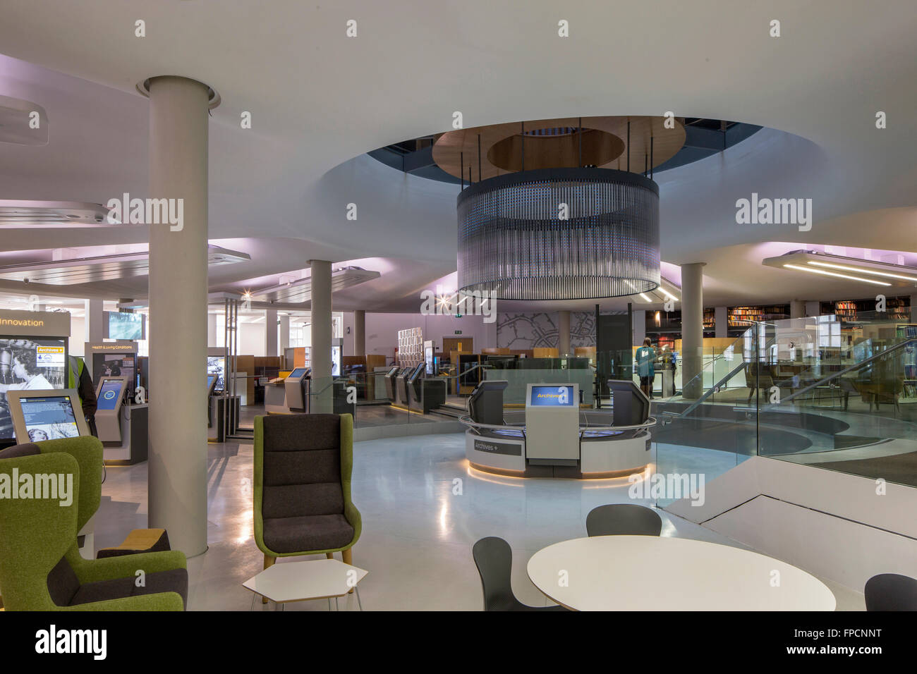 Manchester Central Library Interior High Resolution Stock Photography ...