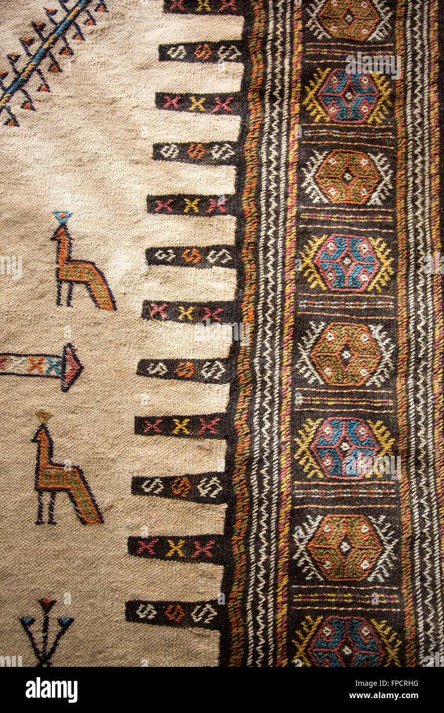 Armenian hand made carpet rug with traditional ornaments and patterns ...