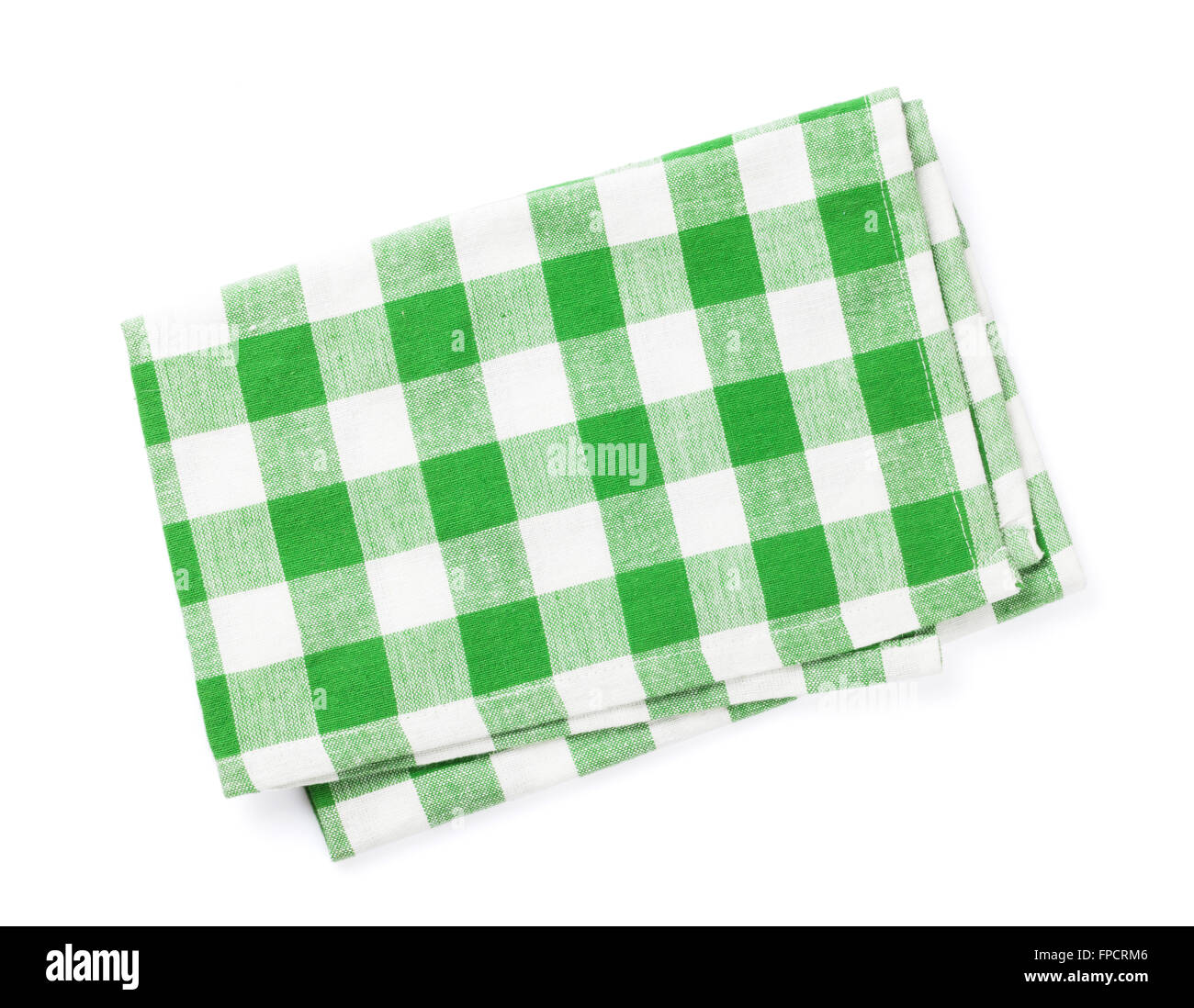 Kitchen towel. Isolated on white background Stock Photo - Alamy