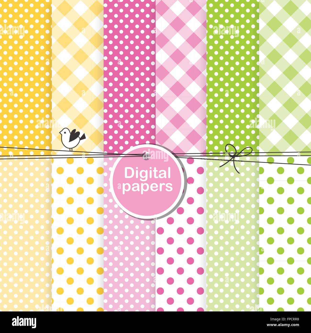 Set of seamless patterns Stock Vector Image & Art - Alamy