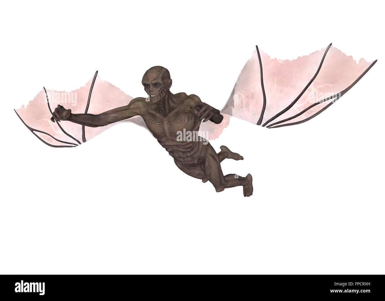 3D rendered ancient vampire on white background isolated Stock Photo ...