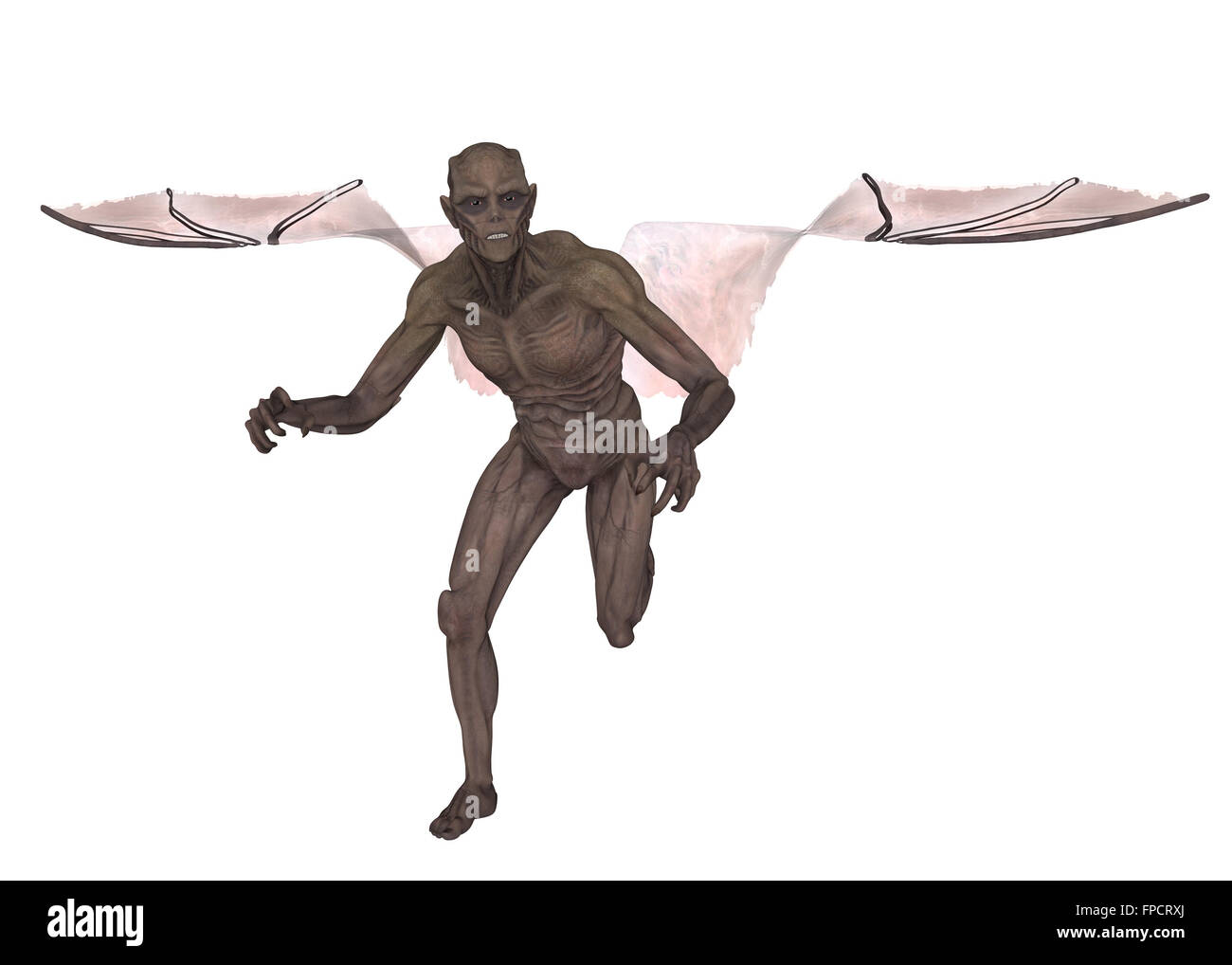 3D rendered ancient vampire on white background isolated Stock Photo ...