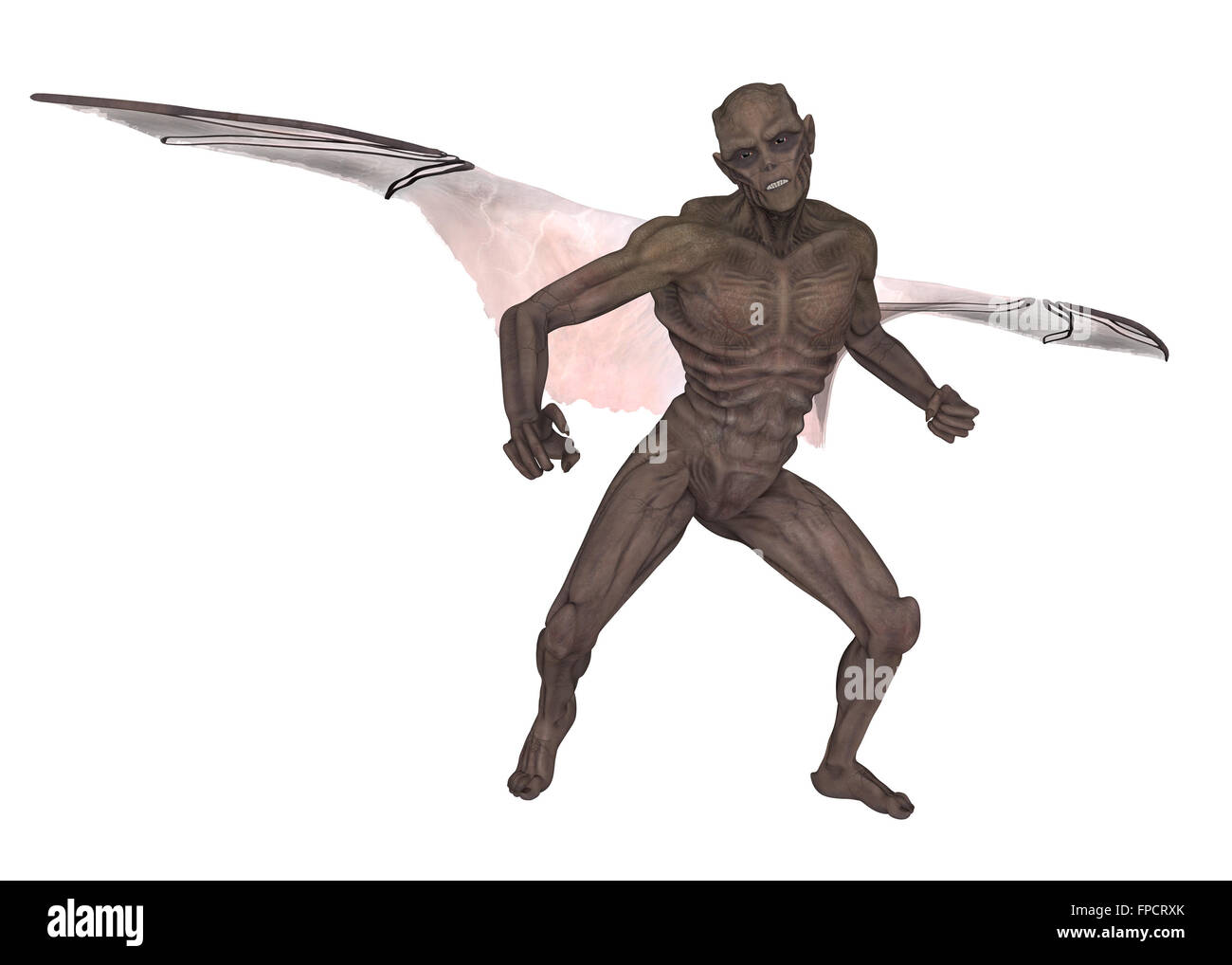 3D rendered ancient vampire on white background isolated Stock Photo ...