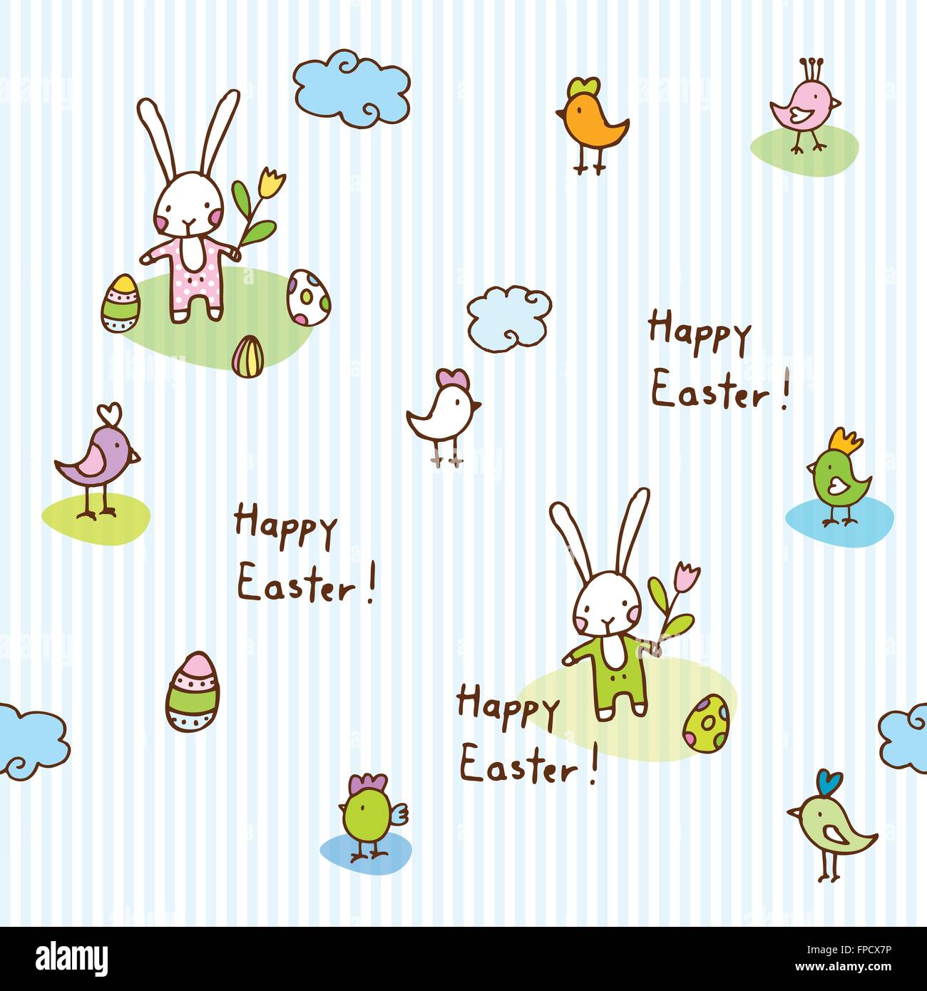 Easter pattern hi-res stock photography and images - Alamy