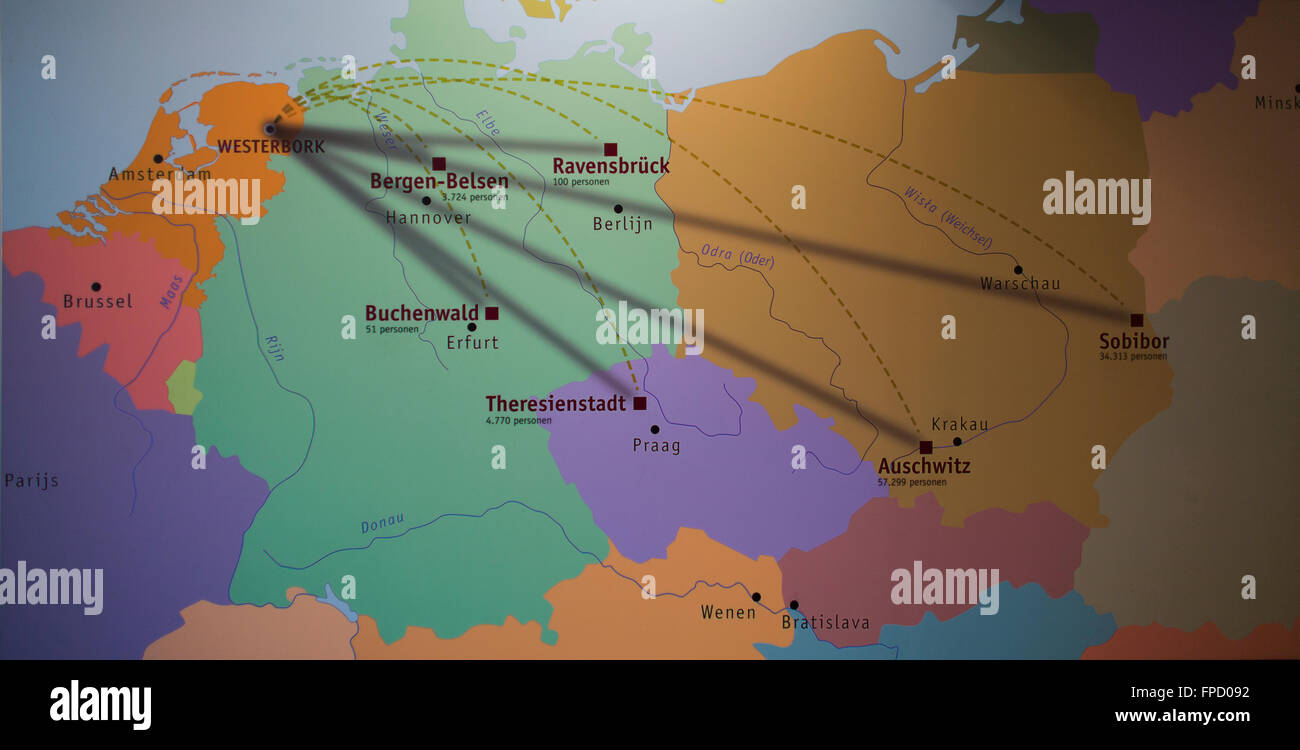 Auschwitz map hi-res stock photography and images - Alamy