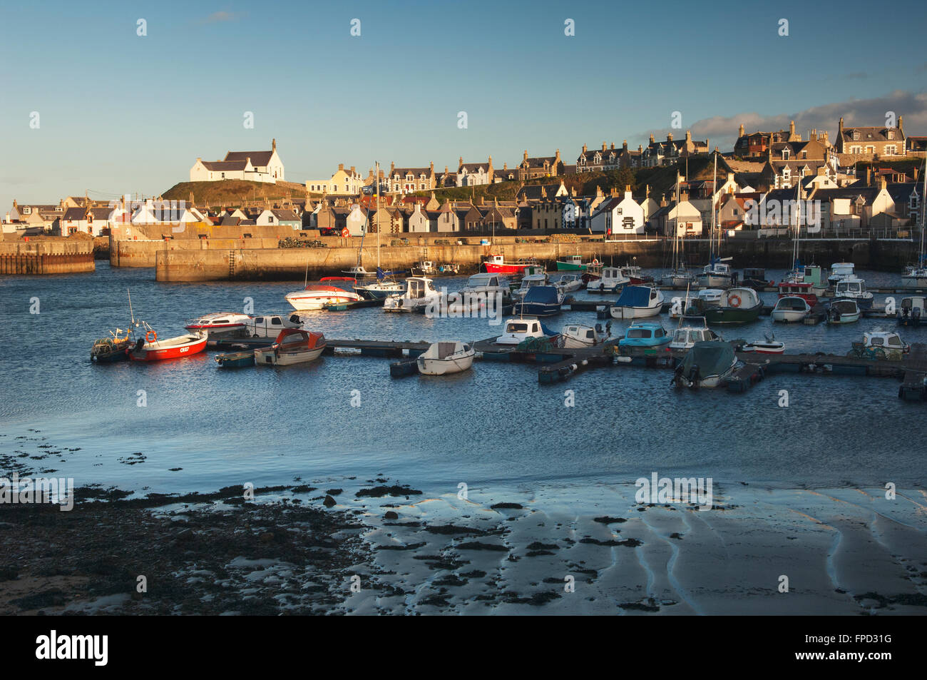 The village of Findochty - Moray, Scotland Stock Photo - Alamy
