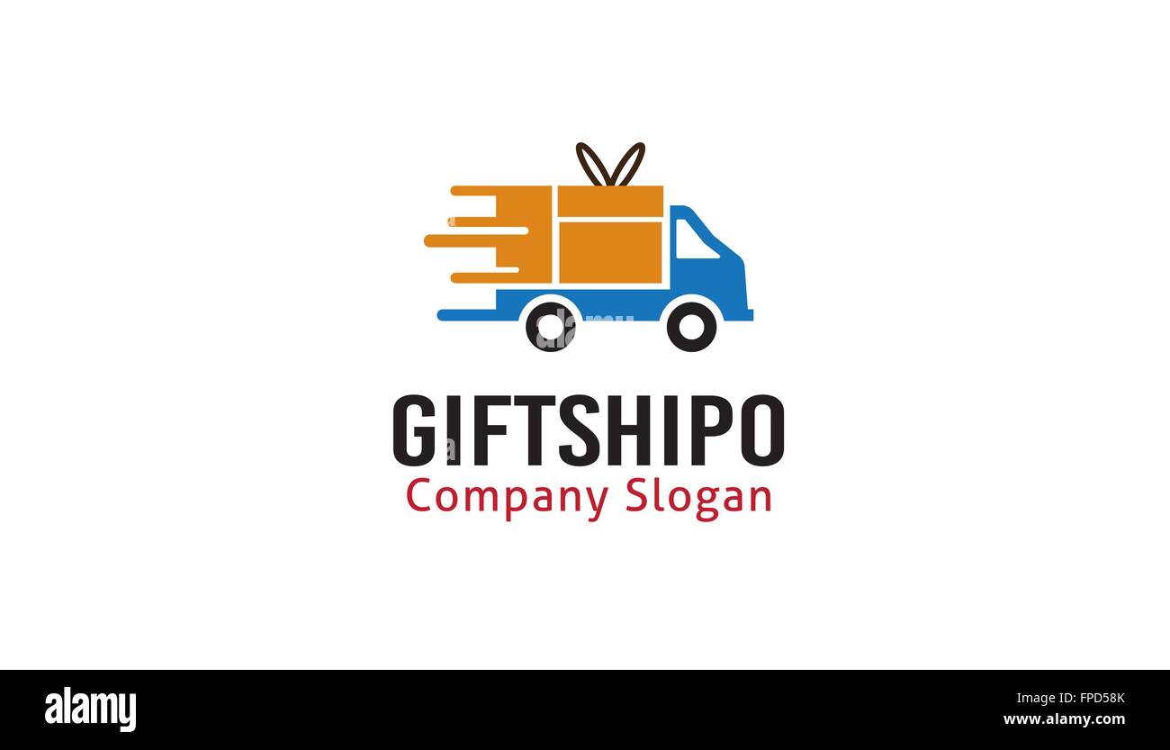 Gift Shipping Design Illustration Stock Vector Image & Art - Alamy