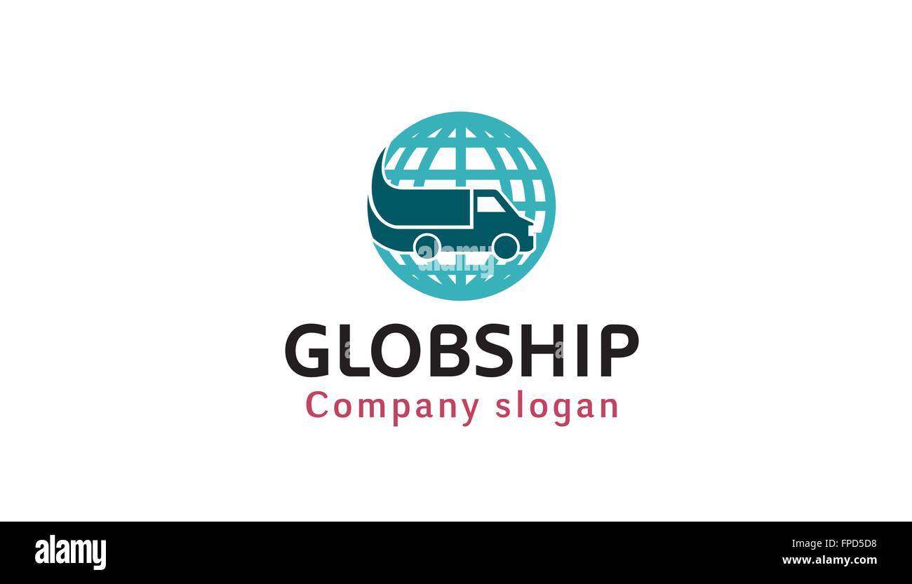 Global Shipping Design Illustration Stock Vector Image & Art - Alamy