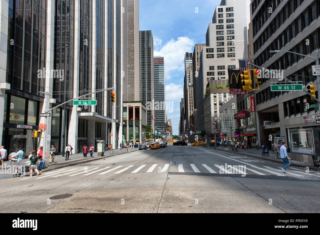 New York City Intersection High Resolution Stock Photography and Images ...