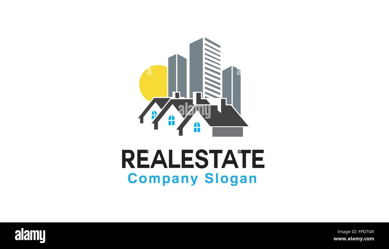 Real estate design building Stock Vector Images - Alamy