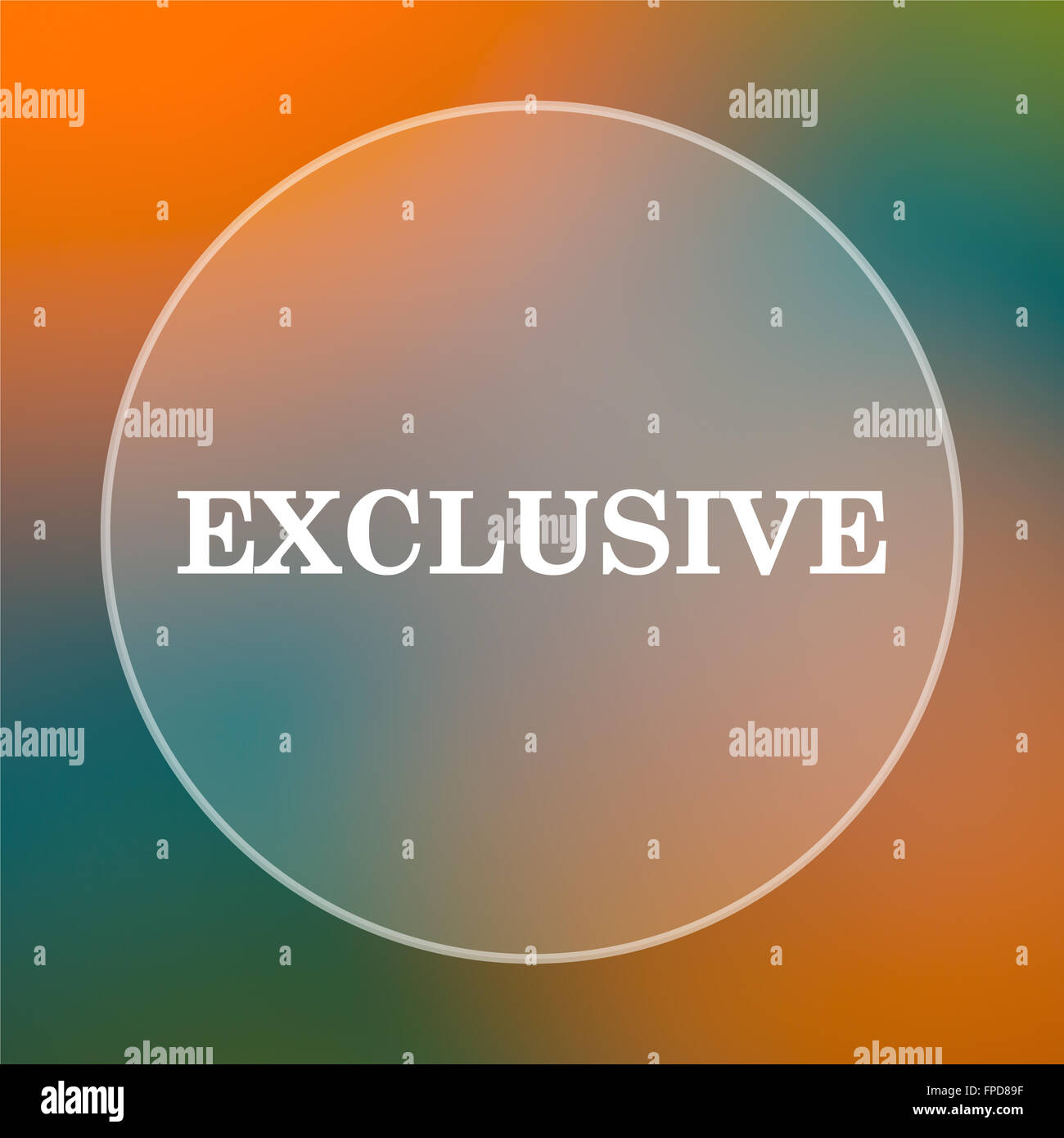 Exclusive icon. Internet button on colored background Stock Photo - Alamy