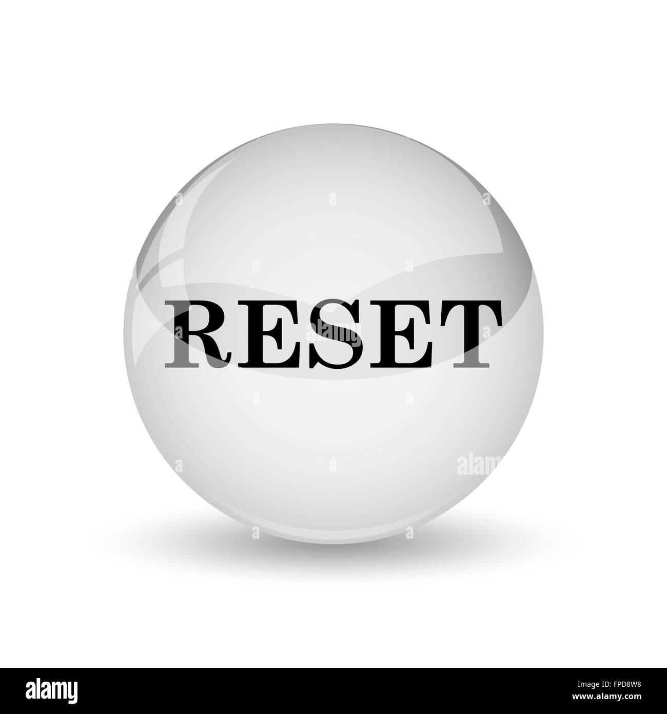 Press the reset button Black and White Stock Photos & Images - Alamy