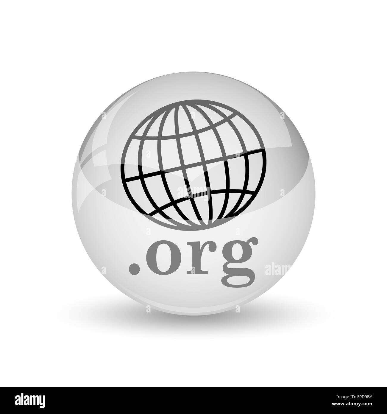 .org icon. Internet button on white background Stock Photo - Alamy