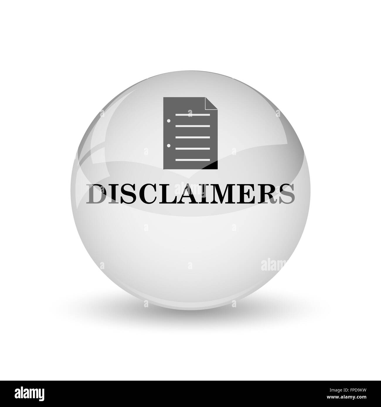 Disclaimer sign Black and White Stock Photos & Images - Alamy