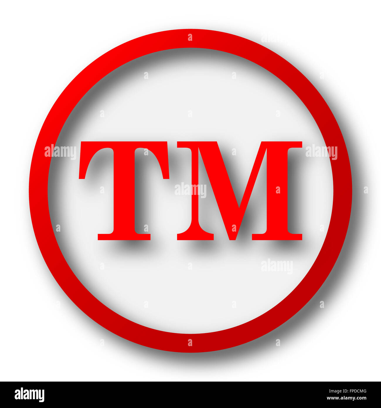 Red Trademark Symbol