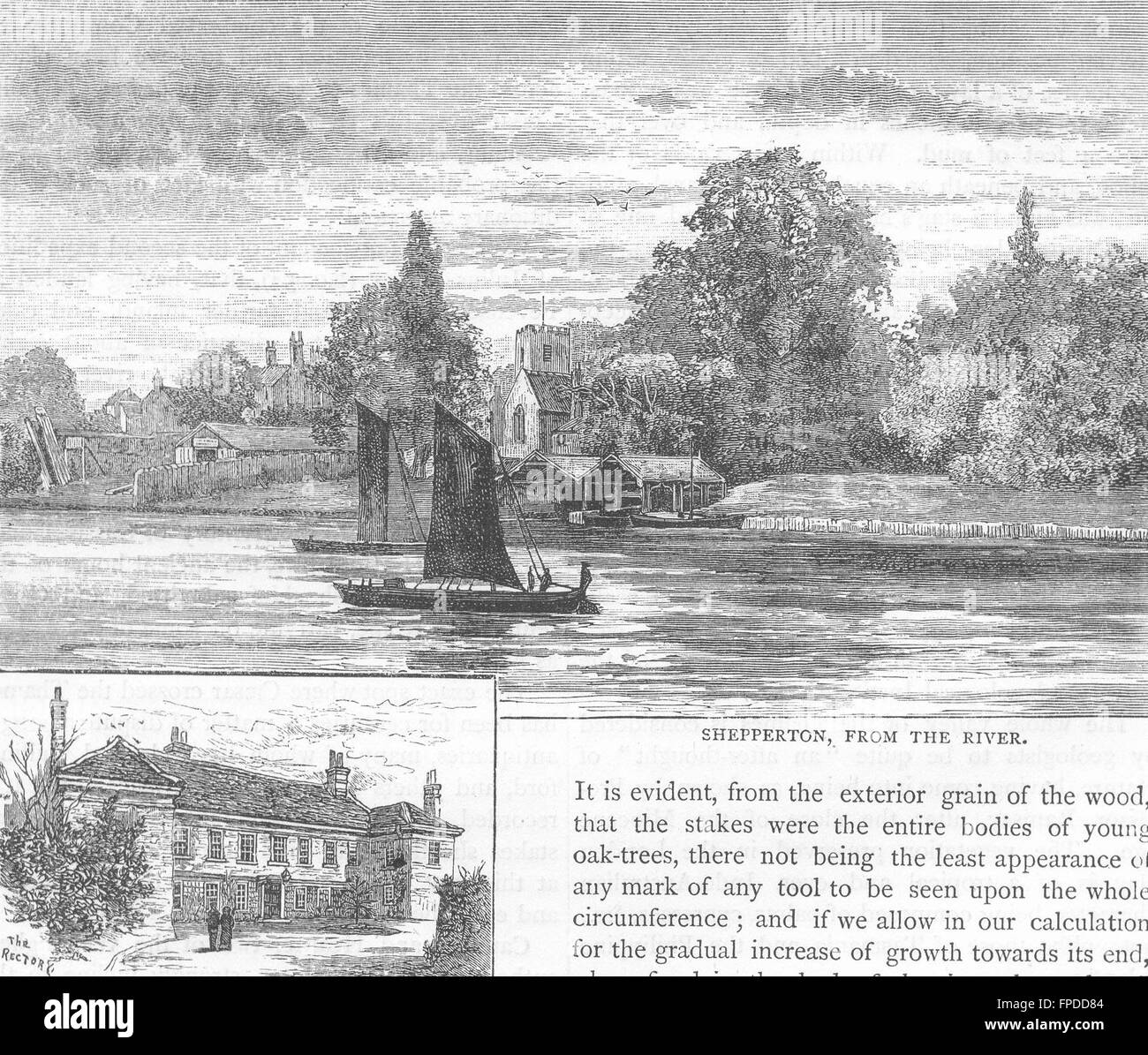 Shepperton history Black and White Stock Photos & Images - Alamy