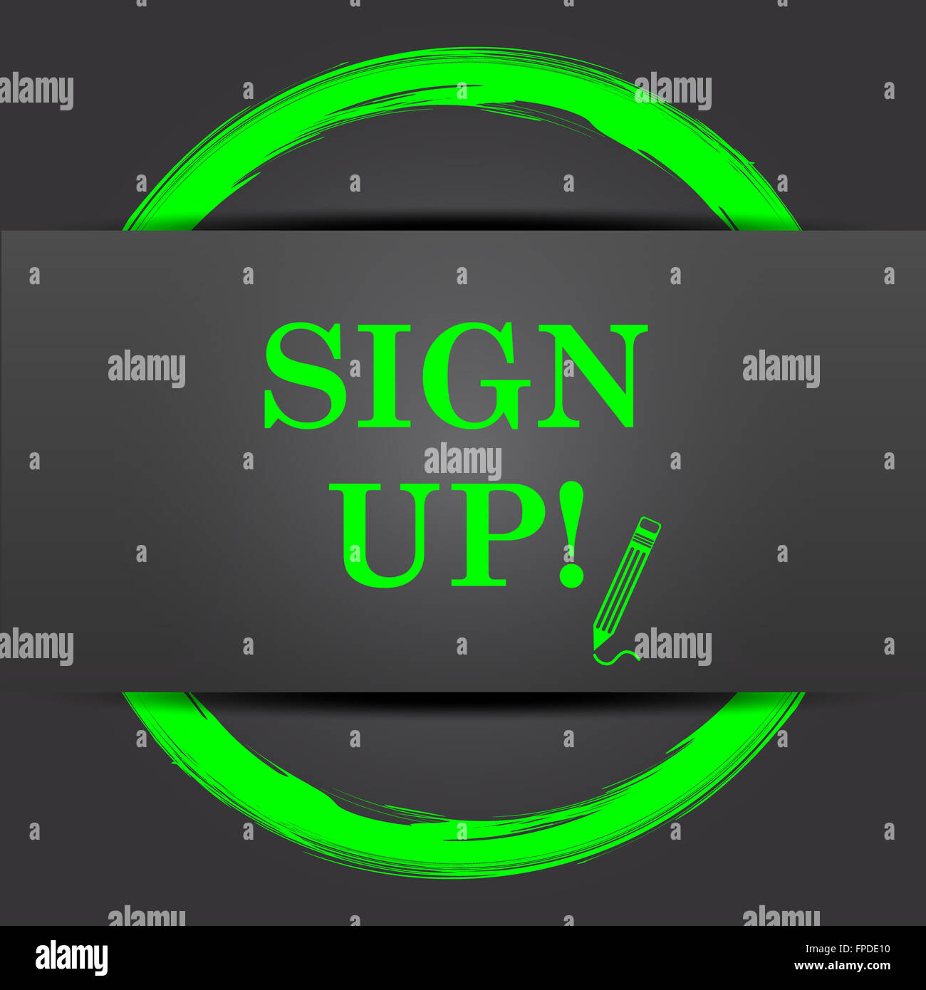 Grey subscription button hi-res stock photography and images - Alamy