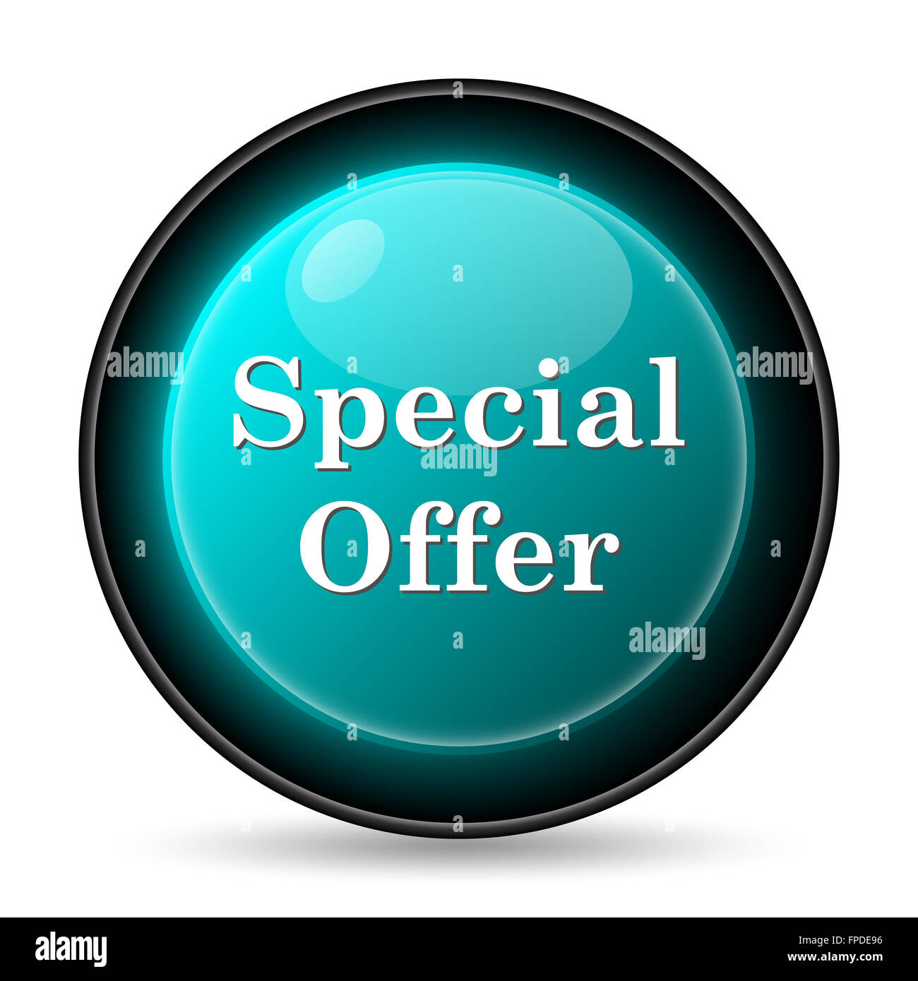 Special offer icon. Internet button on white background Stock Photo - Alamy
