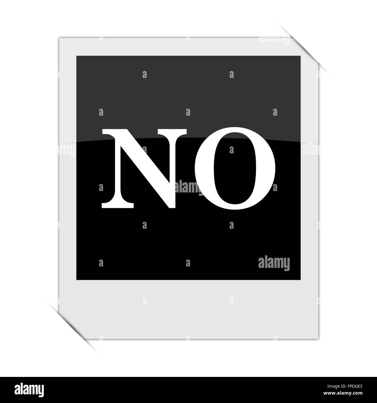 No icon within a photo on white background Stock Photo - Alamy