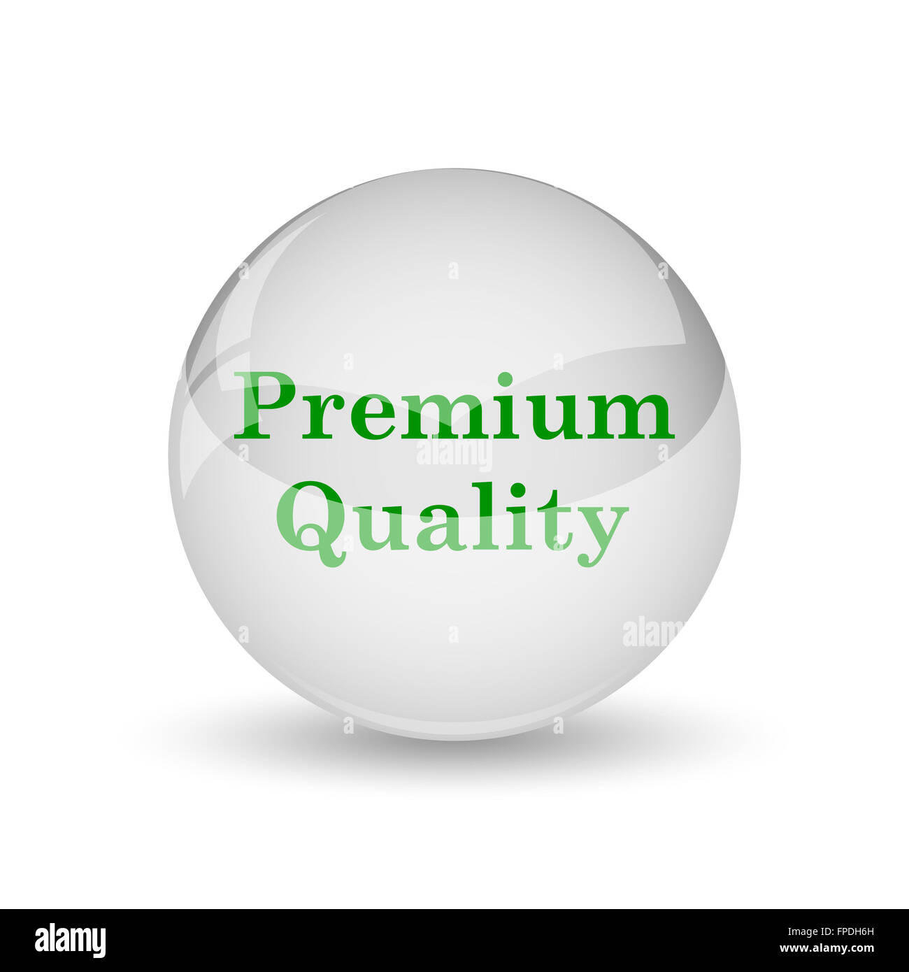Premium quality icon. Internet button on white background Stock Photo ...