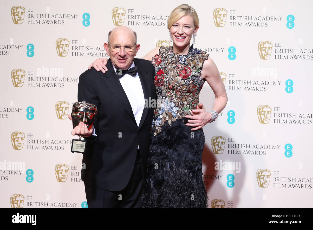 EE British Academy Film Awards 2016 (BAFTAs) held at Royal Opera House ...