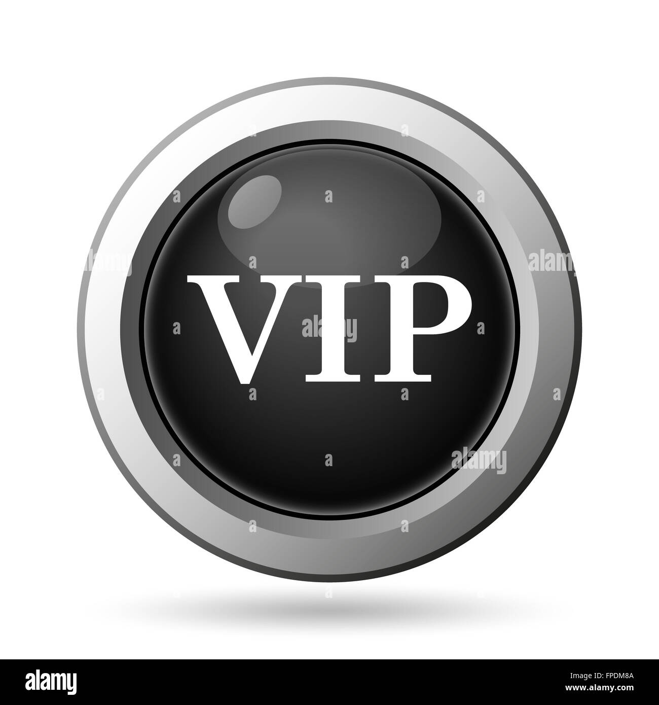 VIP icon. Internet button on white background Stock Photo - Alamy