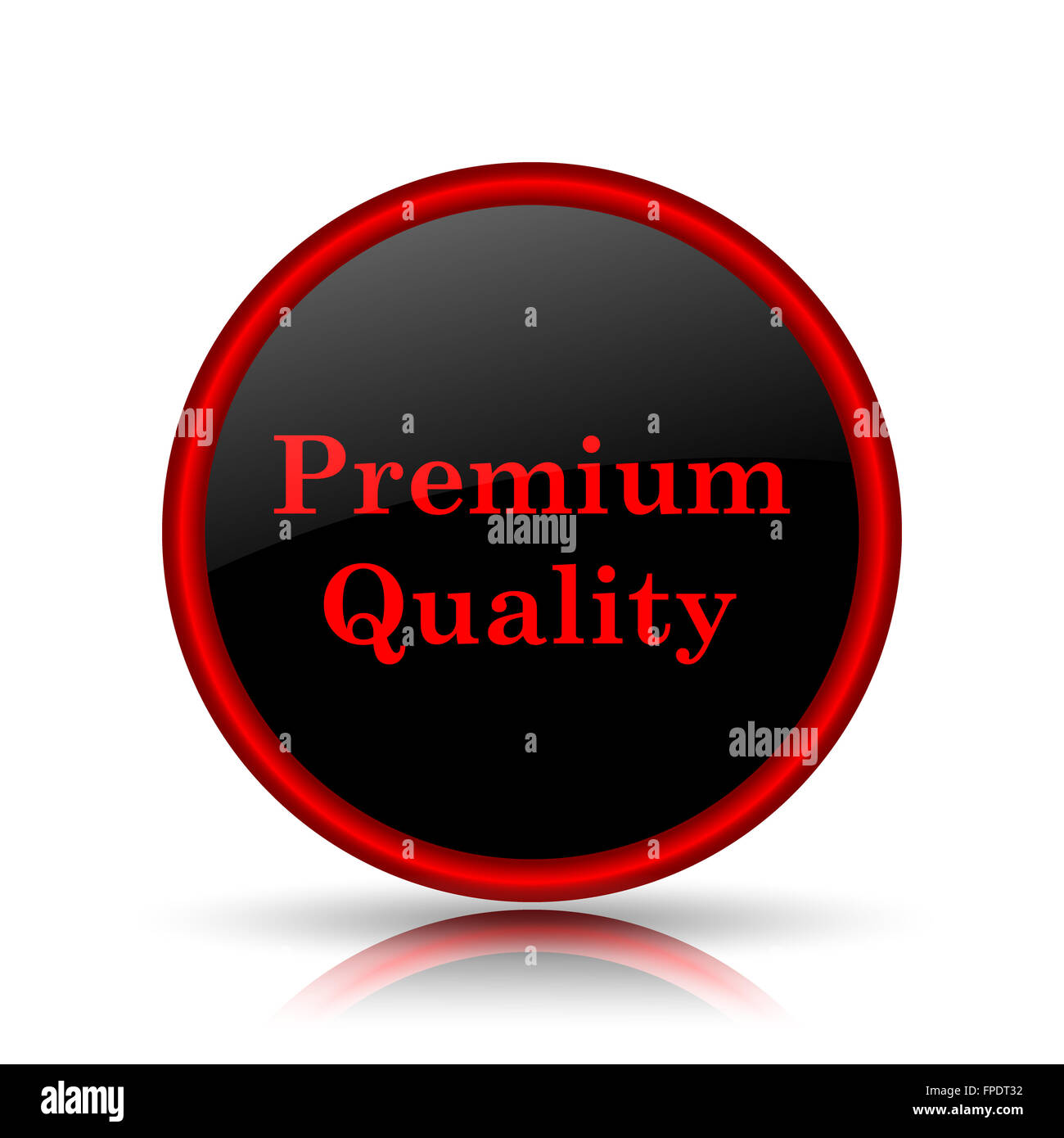 Premium quality icon. Internet button on white background Stock Photo ...