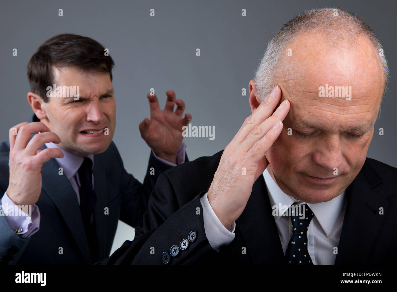 Angry businessmen hi-res stock photography and images - Alamy