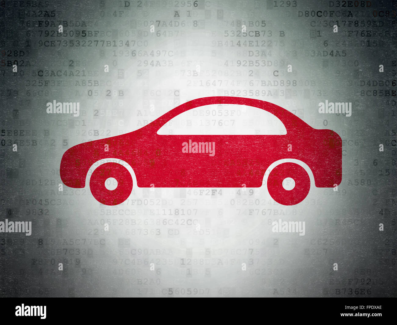 Vacation concept: Car on Digital Paper background Stock Photo - Alamy