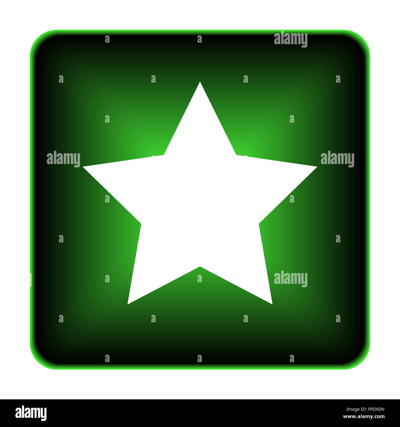 Favorite icon. Internet button on white background Stock Photo - Alamy