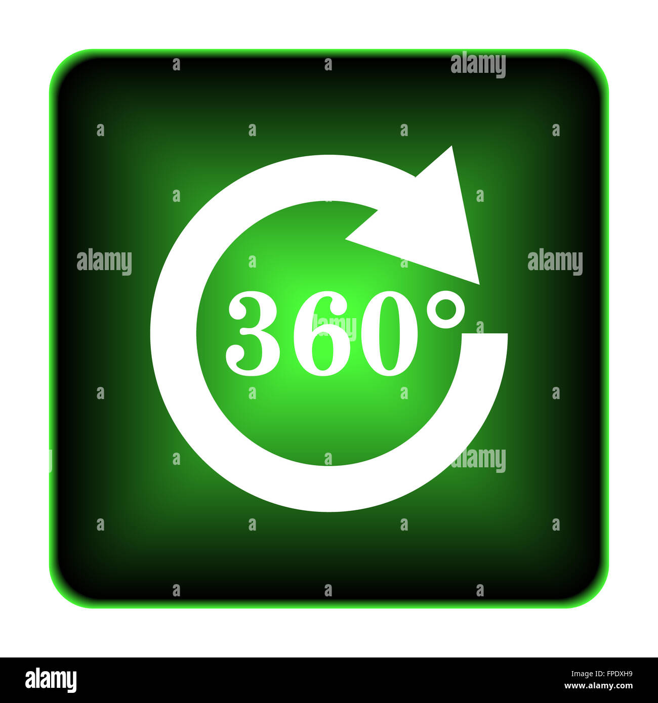 Reload 360 icon. Internet button on white background Stock Photo - Alamy