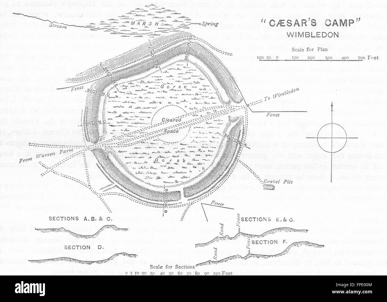 Map of wimbledon Black and White Stock Photos & Images - Alamy