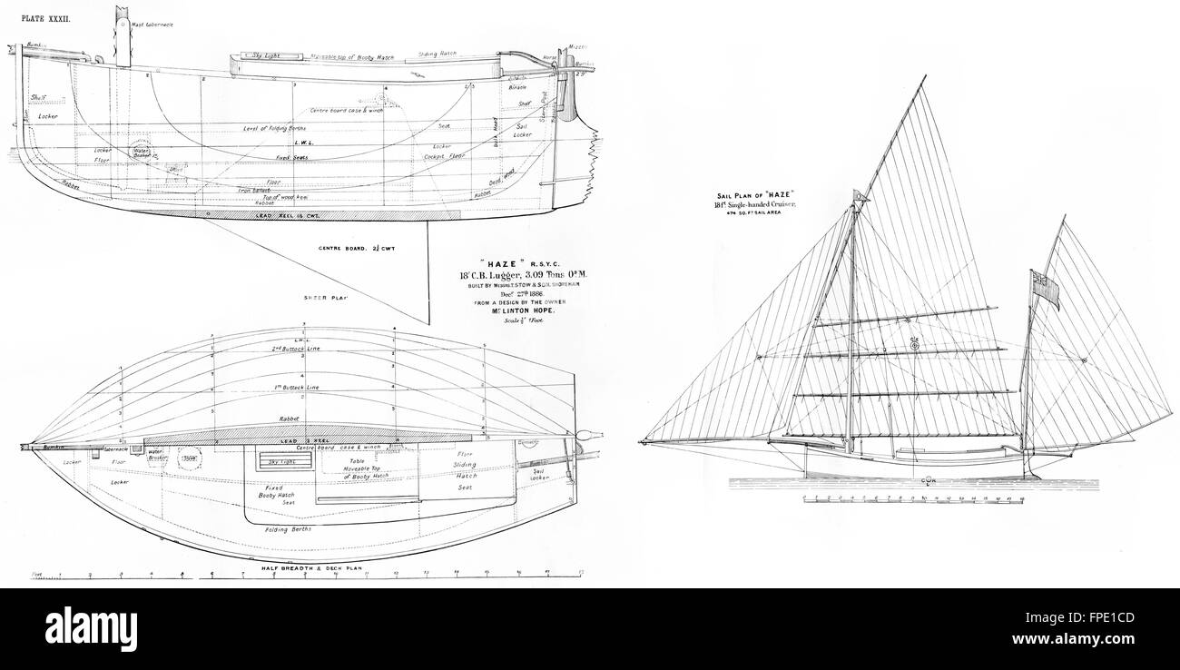 Lugger cruiser hi-res stock photography and images - Alamy