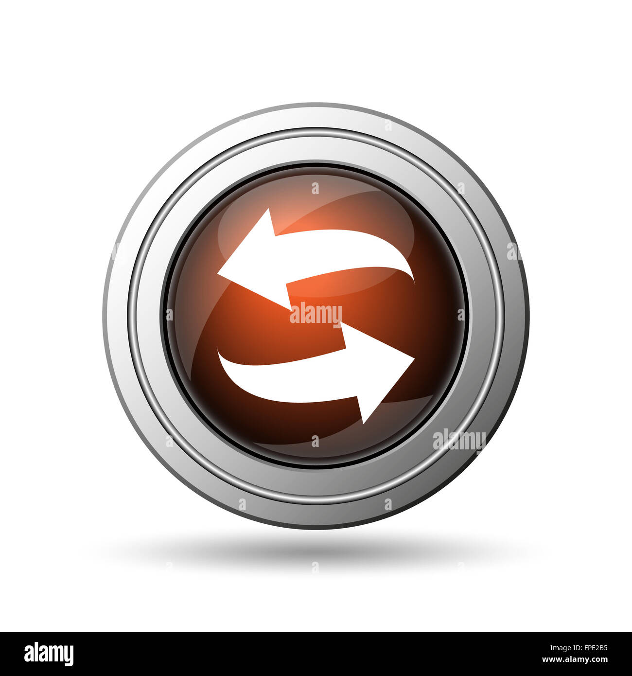 Swap icon. Internet button on white background Stock Photo - Alamy