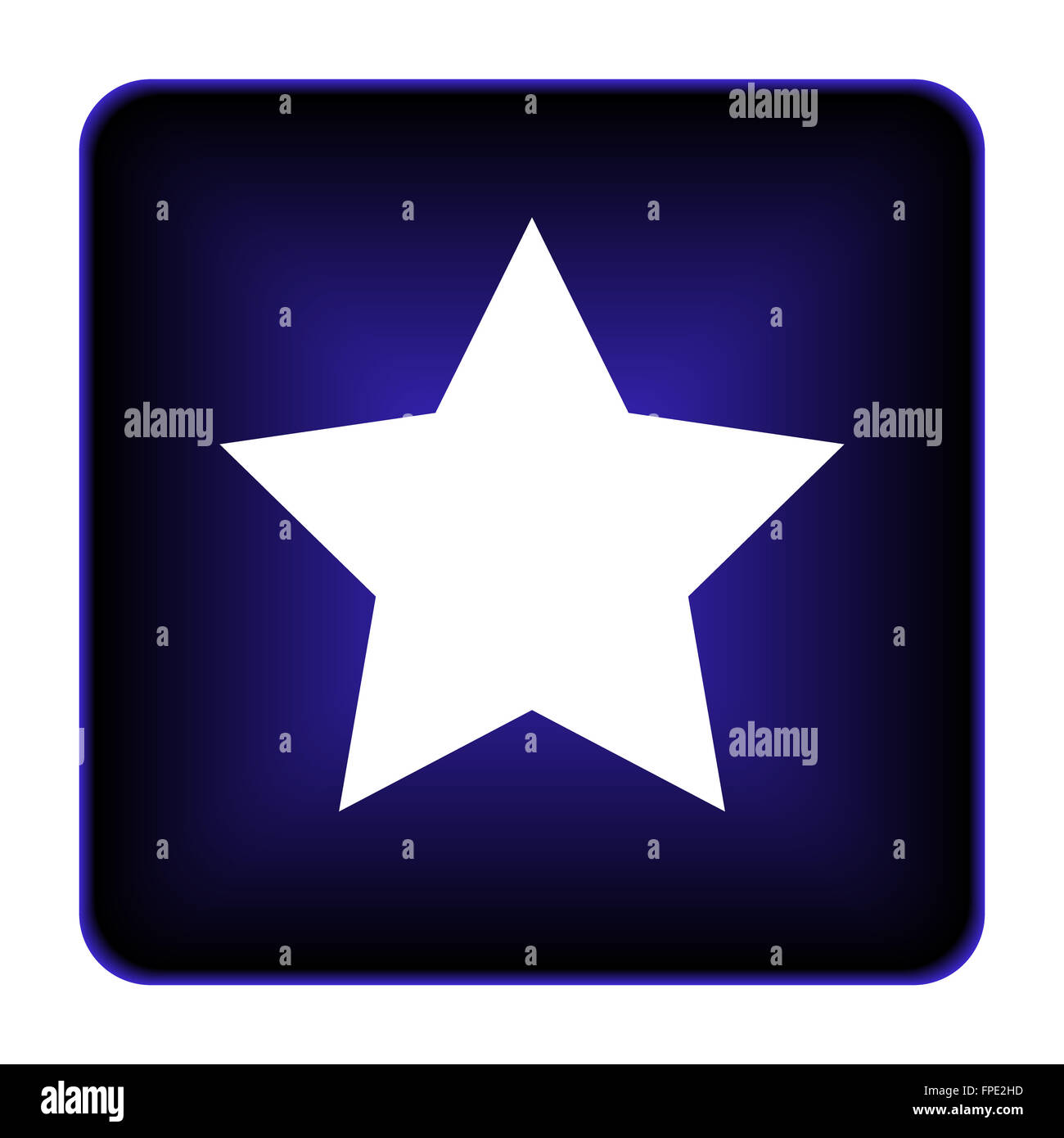 Favorite icon. Internet button on white background Stock Photo - Alamy