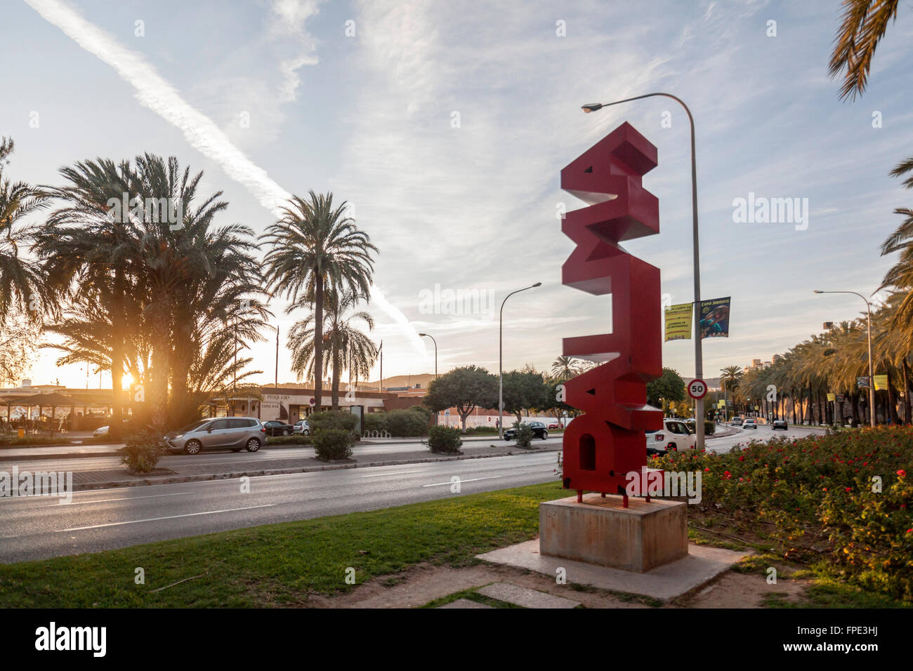 Palma street sign hi-res stock photography and images - Alamy