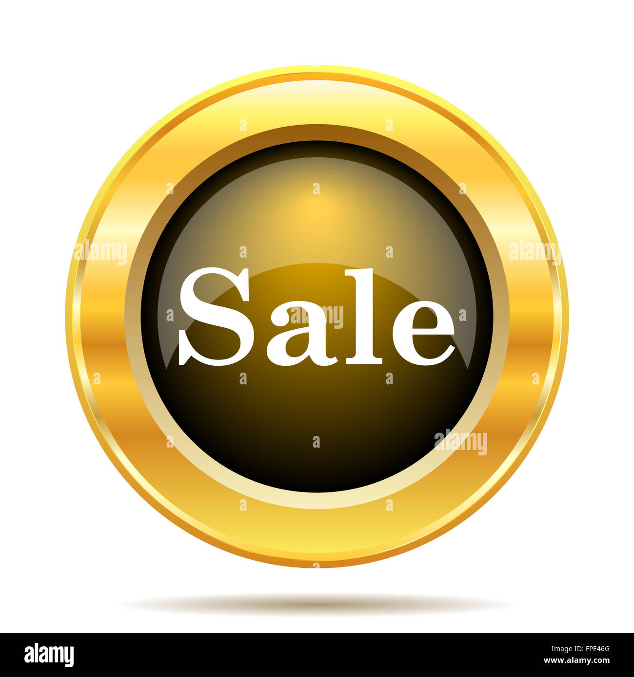 Sale icon. Internet button on white background Stock Photo - Alamy