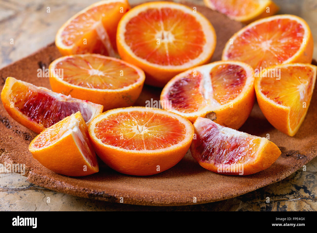 Blood orange fruit Stock Photo - Alamy