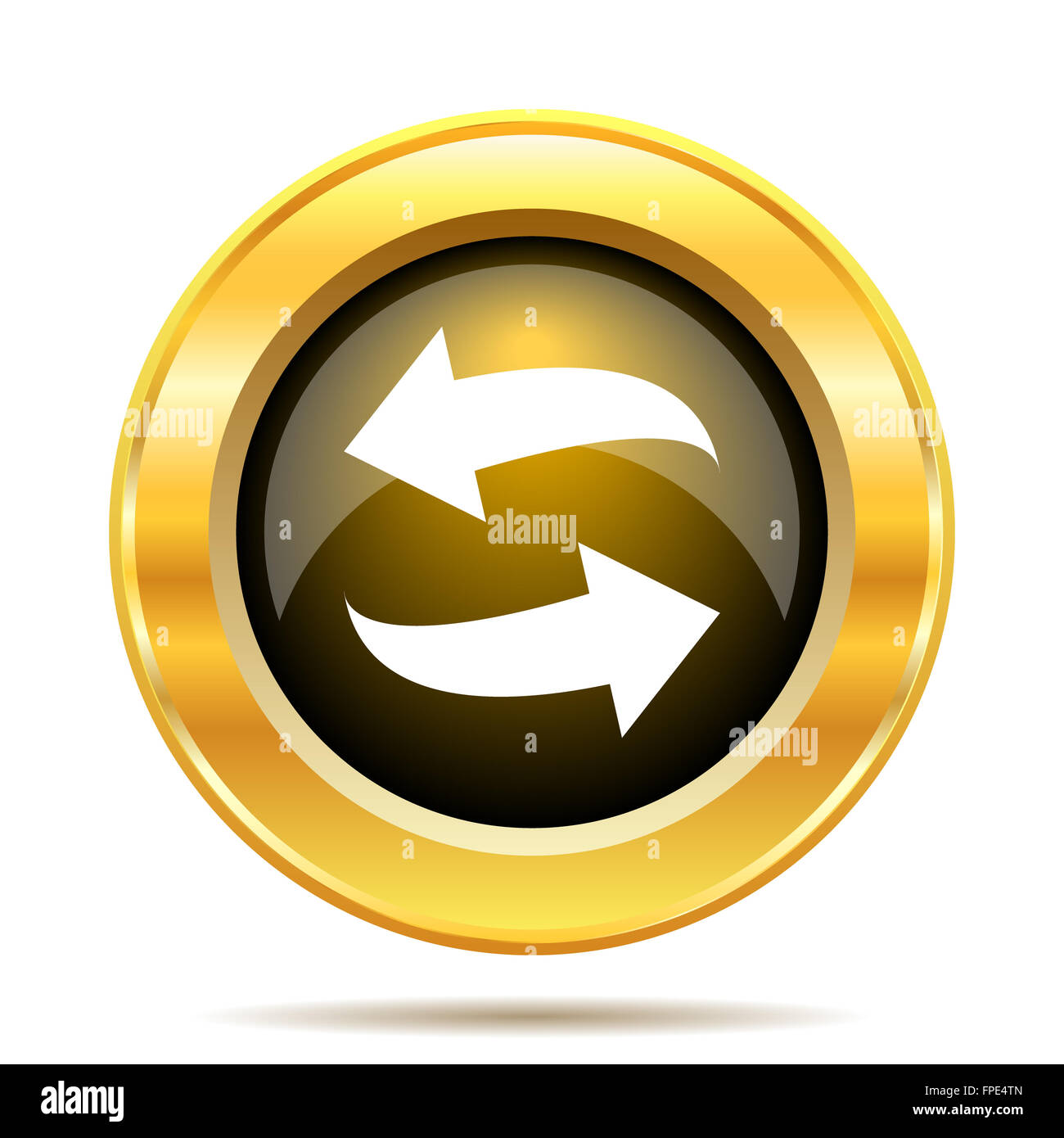 Swap icon. Internet button on white background Stock Photo - Alamy