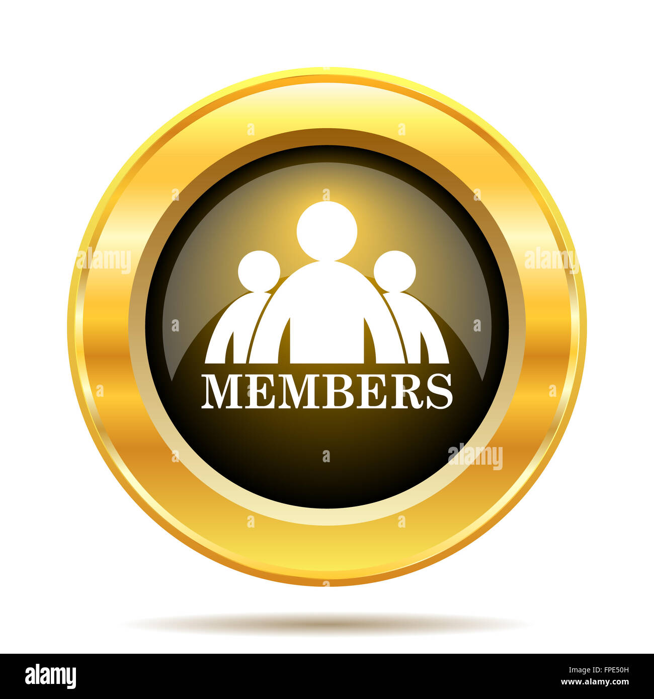 Vip members only gold Cut Out Stock Images & Pictures - Alamy