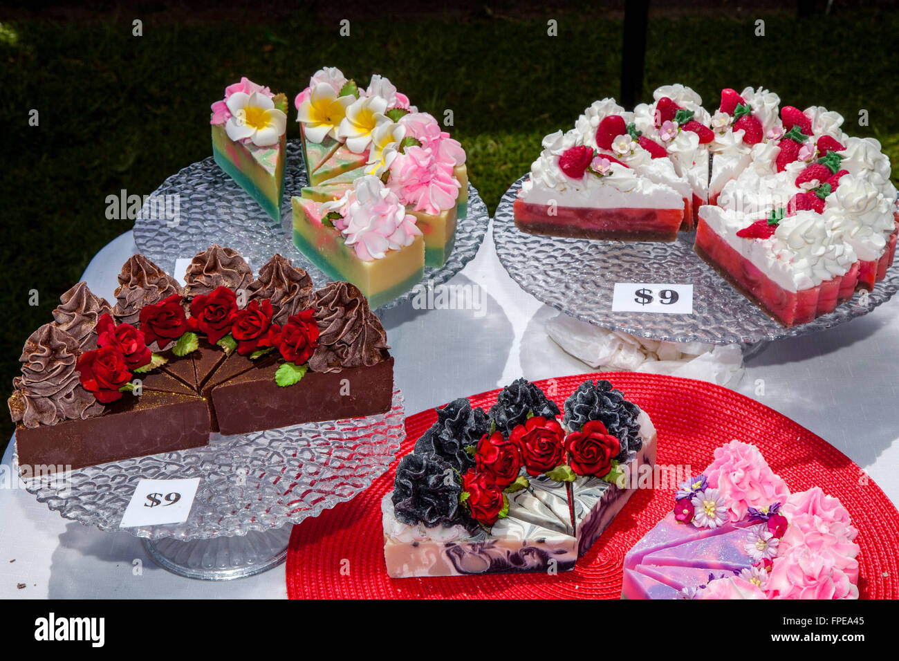 Cake stall cakes stalls market hi-res stock photography and images - Alamy