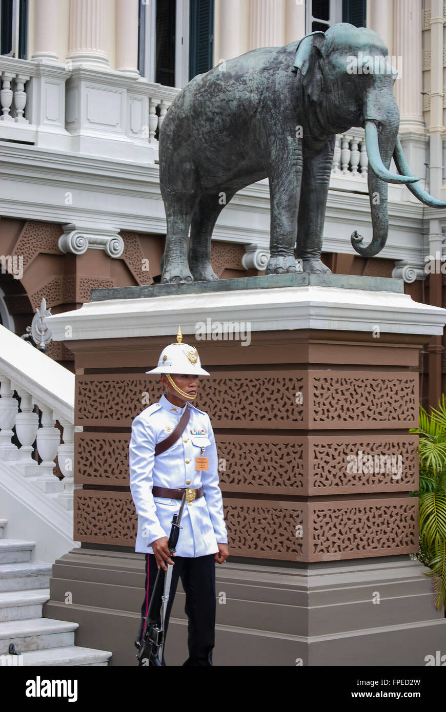 Elephant guard hi-res stock photography and images - Alamy