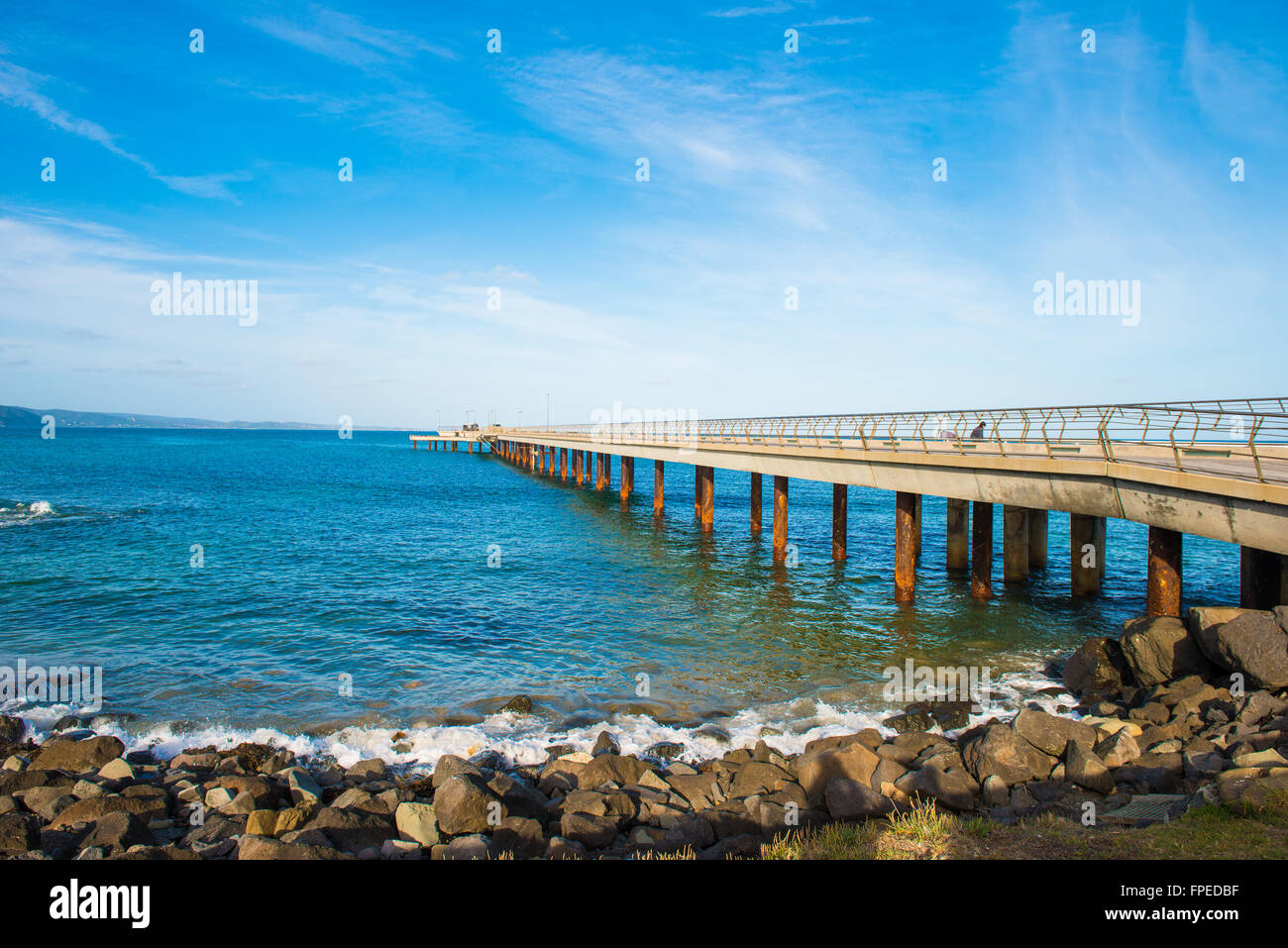 Trestle in sea Stock Photo - Alamy